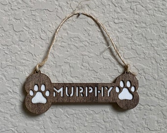 Wooden Dog Bone Signs - Etsy