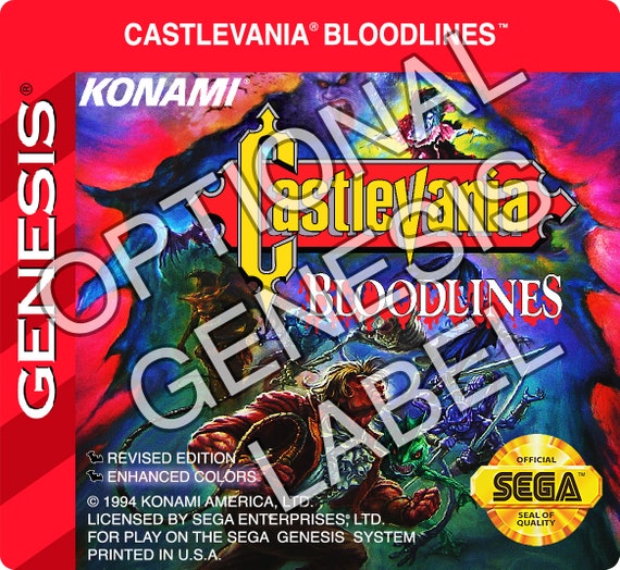 Video Games Toys & Games Castlevania Bloodlines Revised Edition SEGA ...
