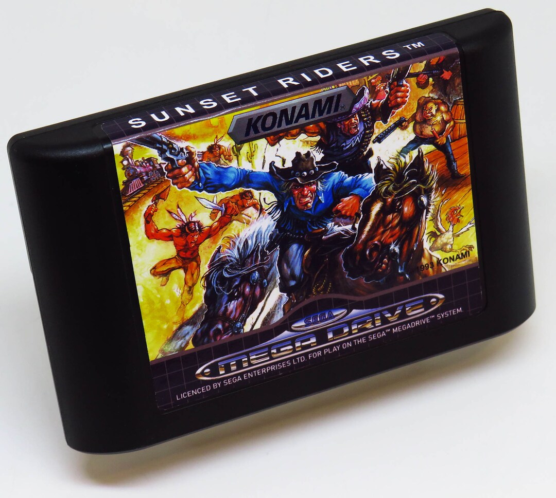 Sunset Riders SEGA Mega Drive Genesis - Etsy