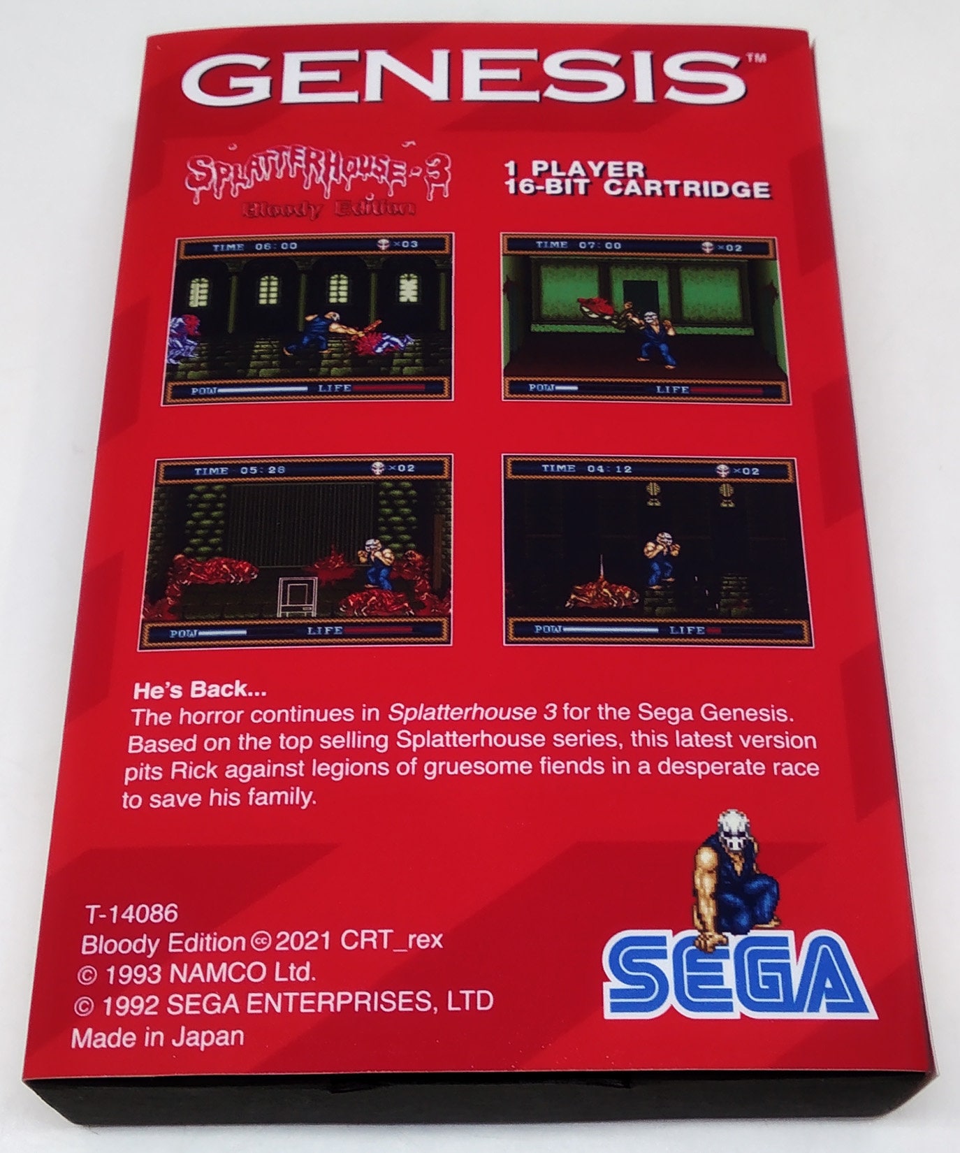 Sega Genesis Box Art Template
