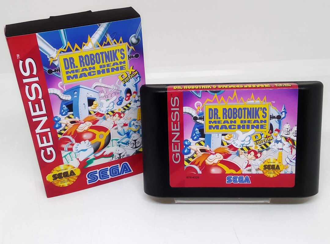 Dr. Robotnik's Mean Bean Machine DX Edition SEGA Genesis Mega Drive - Etsy