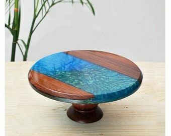 Wood Cake Stand - Etsy