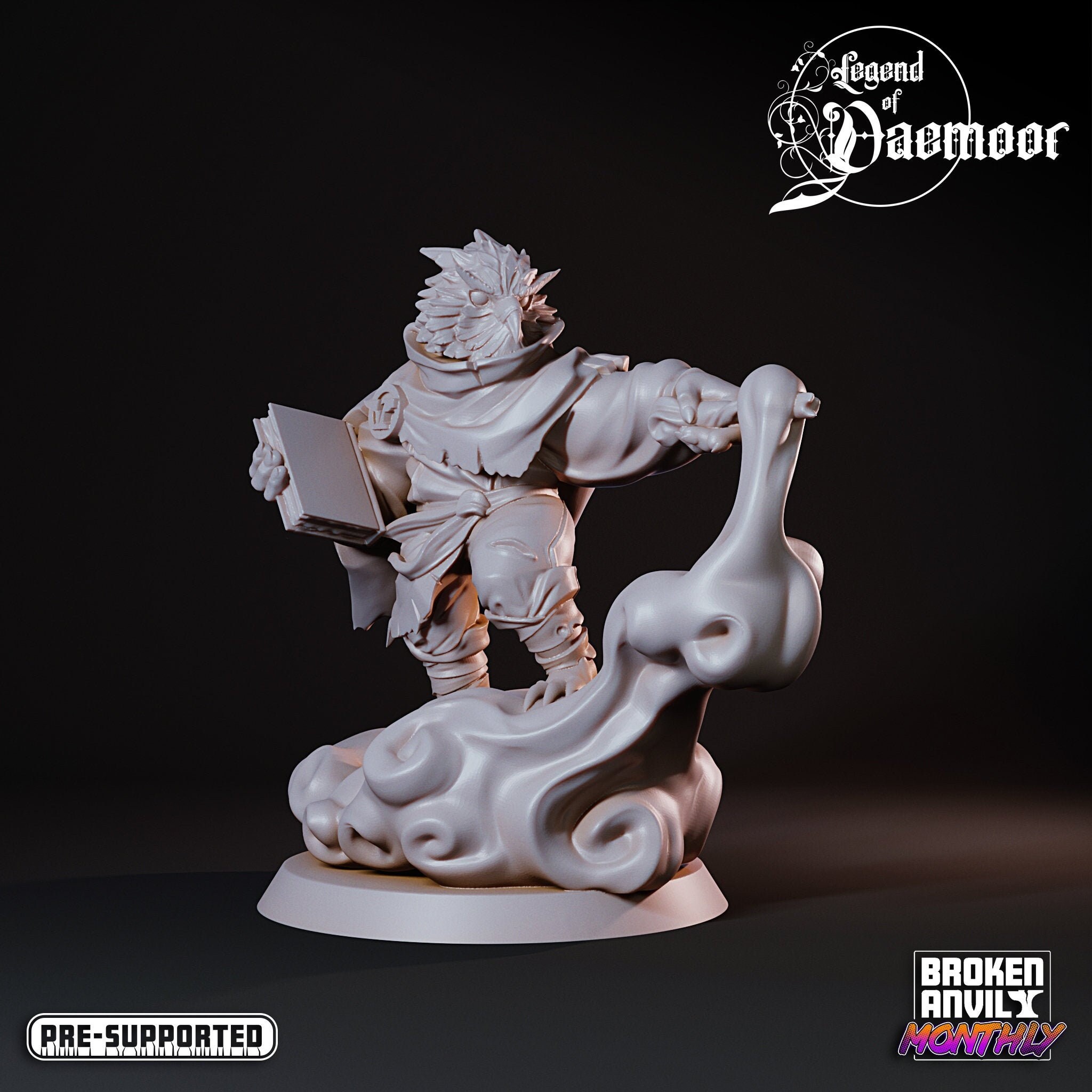 Owl Folk Mage 28mm 32mm Miniature D&D Pathfinder RPG | Etsy