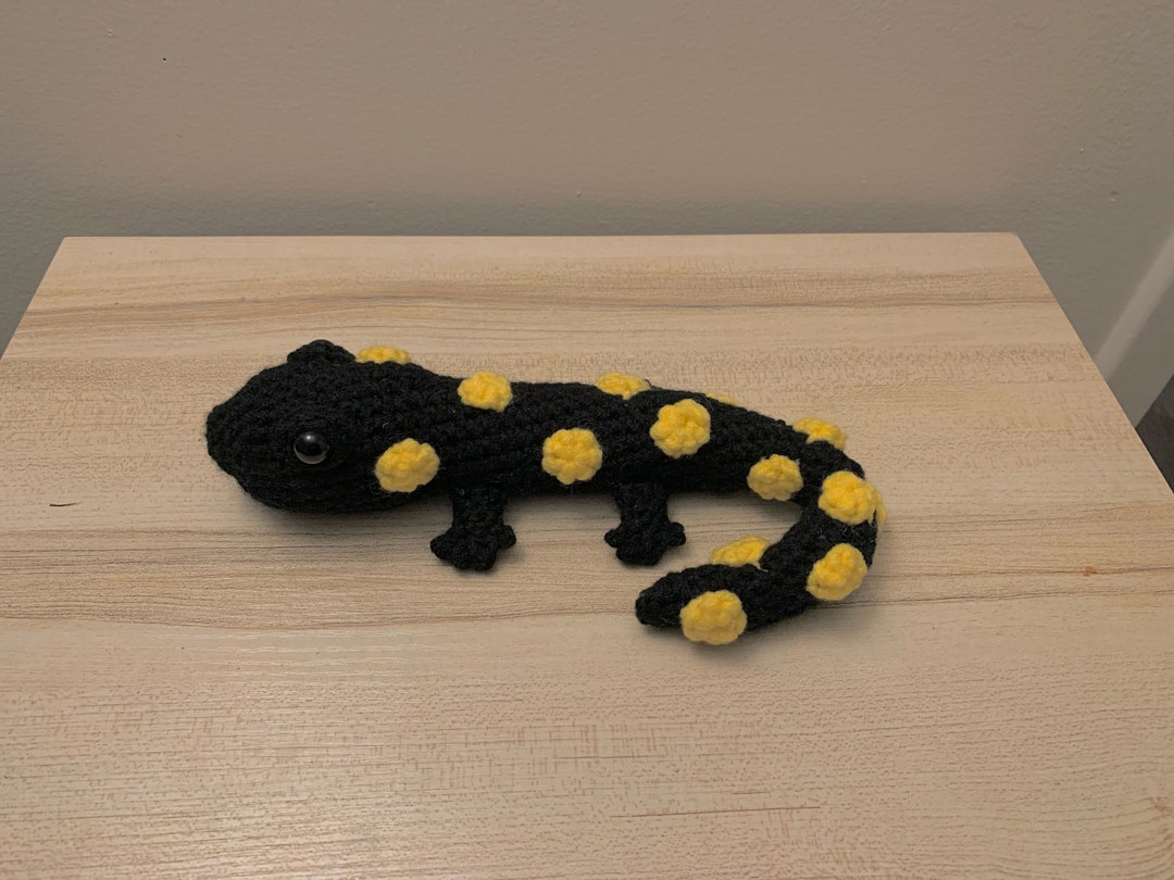 Crochet Salamander Amigurumi Stuffed Animal- Finished Product - Etsy