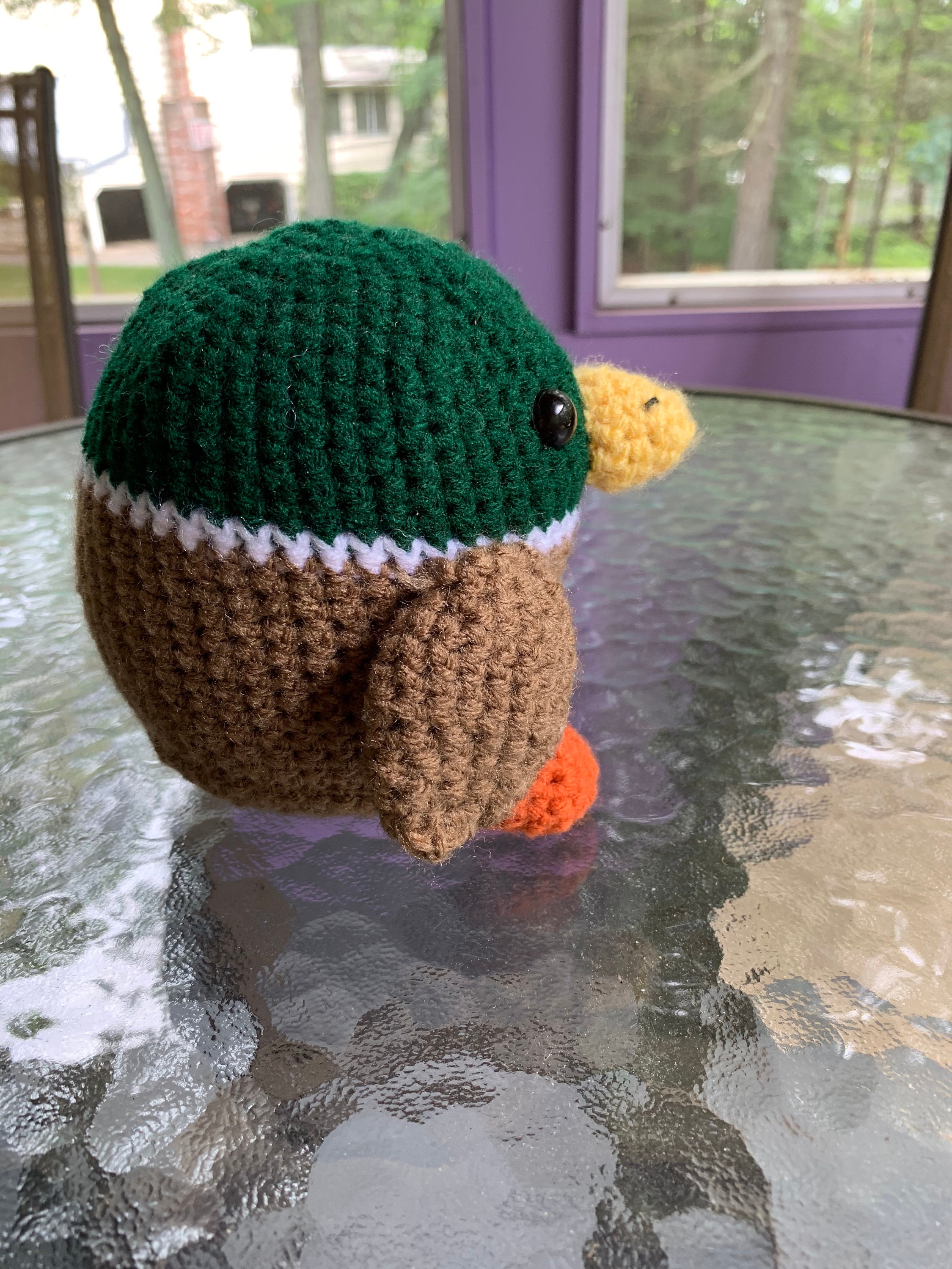 Crochet Duck Amigurumi Stuffed Animal Finished Product - Etsy