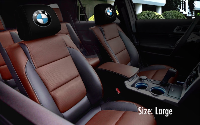BMW Headrest Covers 2PC - Etsy
