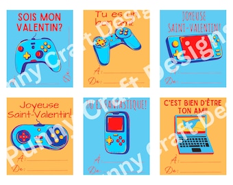 FRENCH Printable Cute Plushies Valentine Cards - Cartes Imprimables De ...