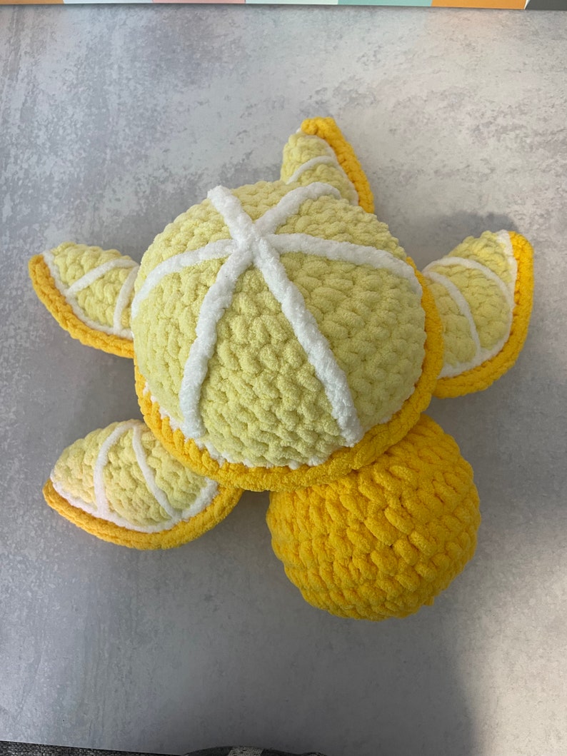 Lemon Turtle Crochet Plush - Etsy