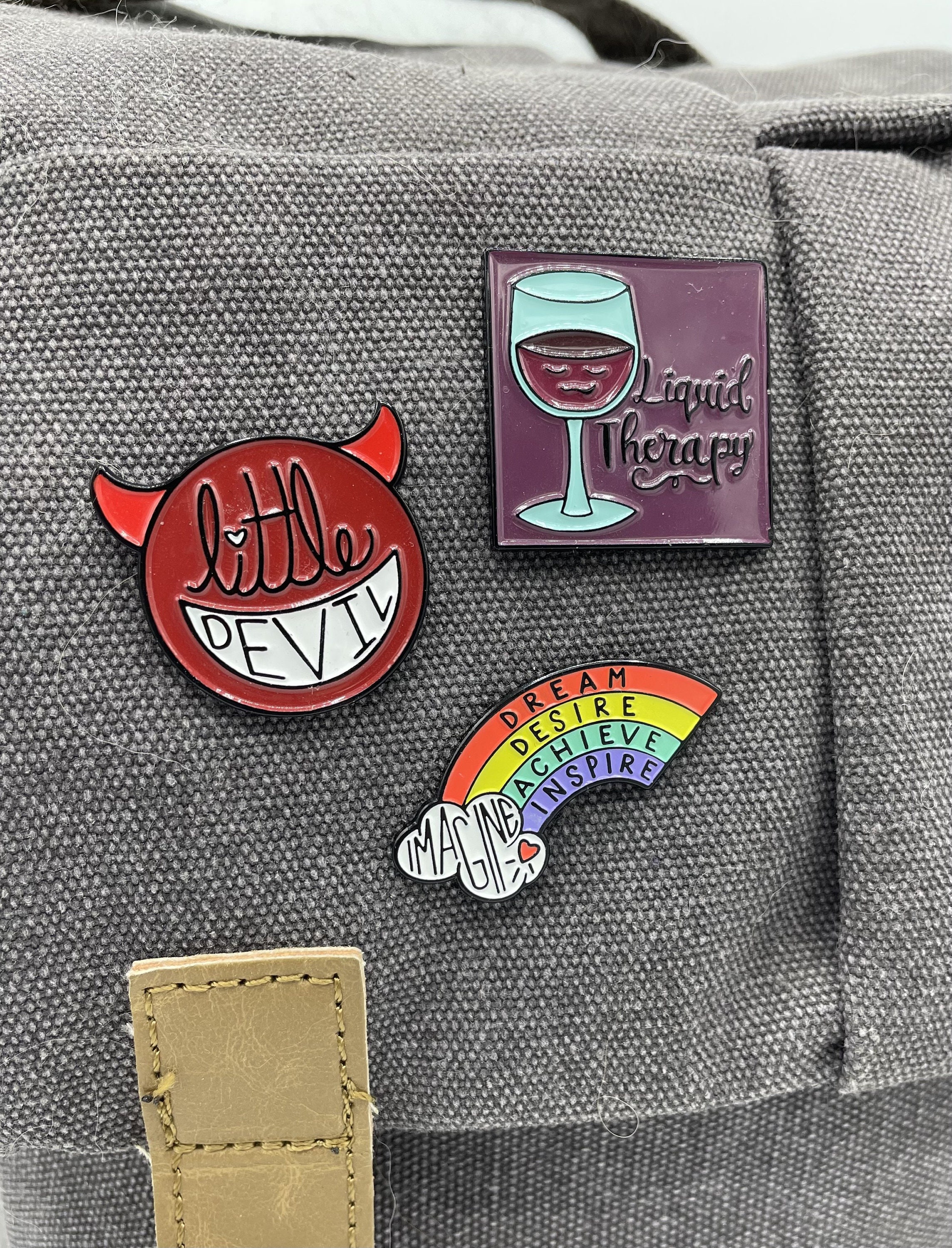 Little Devil 1.25" Soft Enamel Pin - Etsy UK