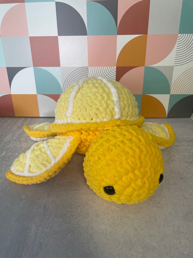 Lemon Turtle Crochet Plush - Etsy