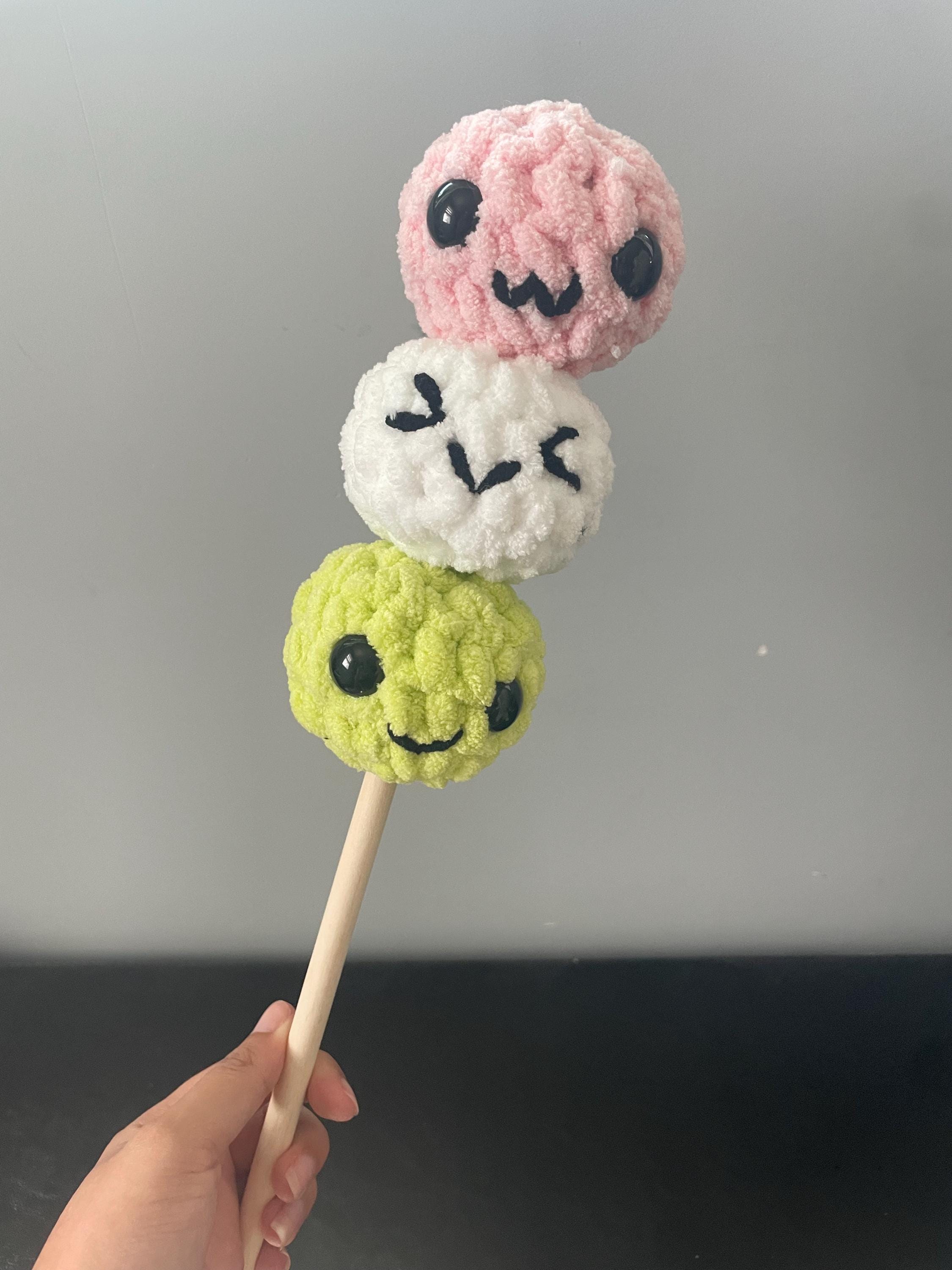 Crochet Dango Set - Removable From Dowel - Etsy