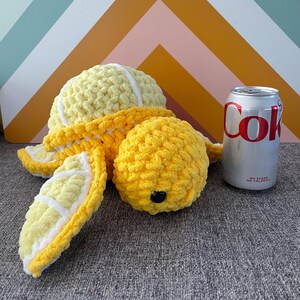 Lemon Turtle Crochet Plush - Multiple Sizes Available - Etsy