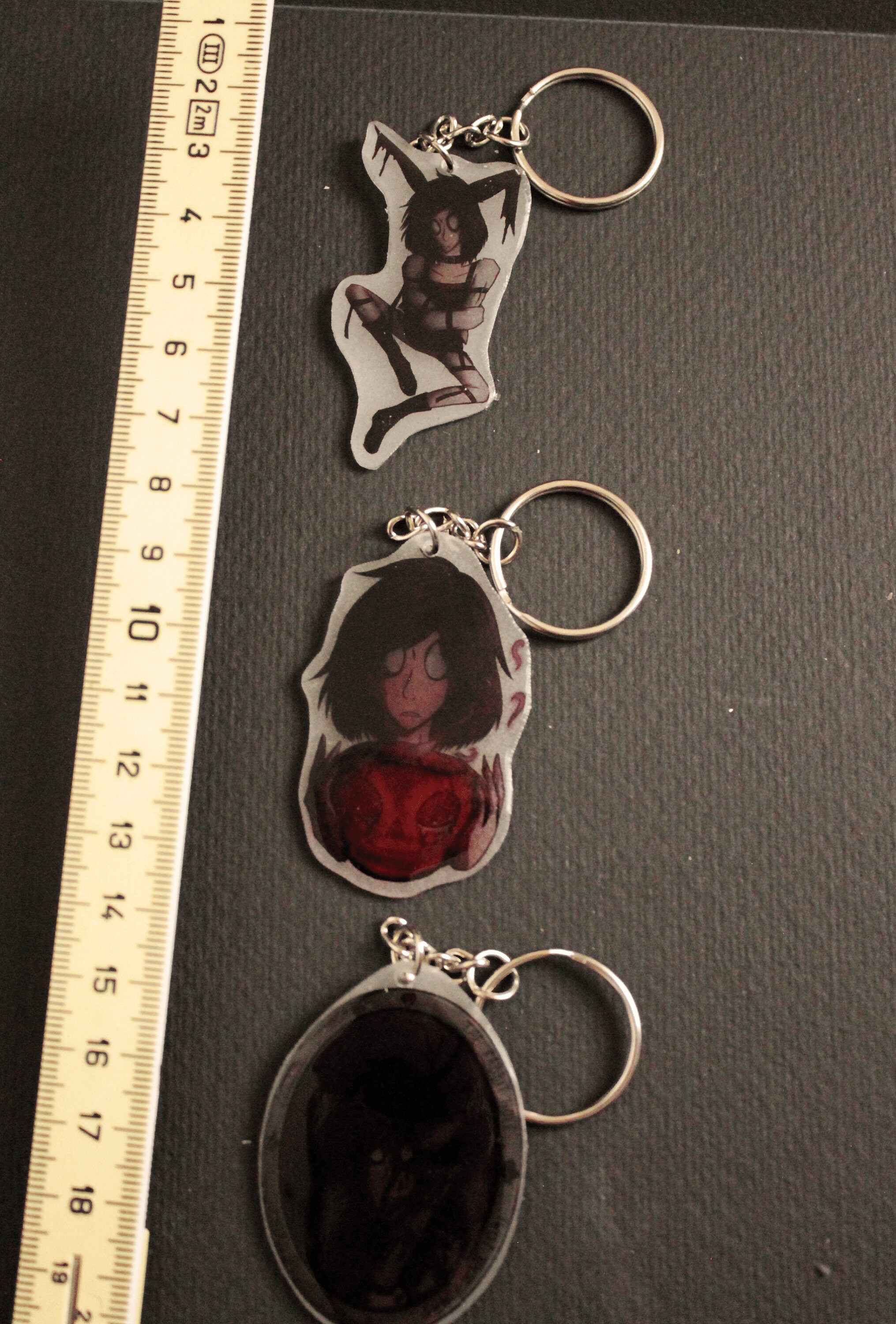 Creepy Key Charms Dark Scary Pendants for Bags Backpacks - Etsy
