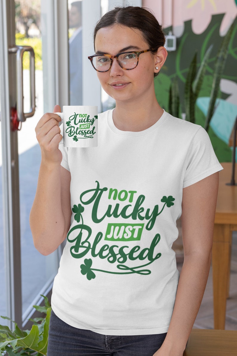 Not Lucky Just Blessed Jpeg Instant Printable File - Etsy