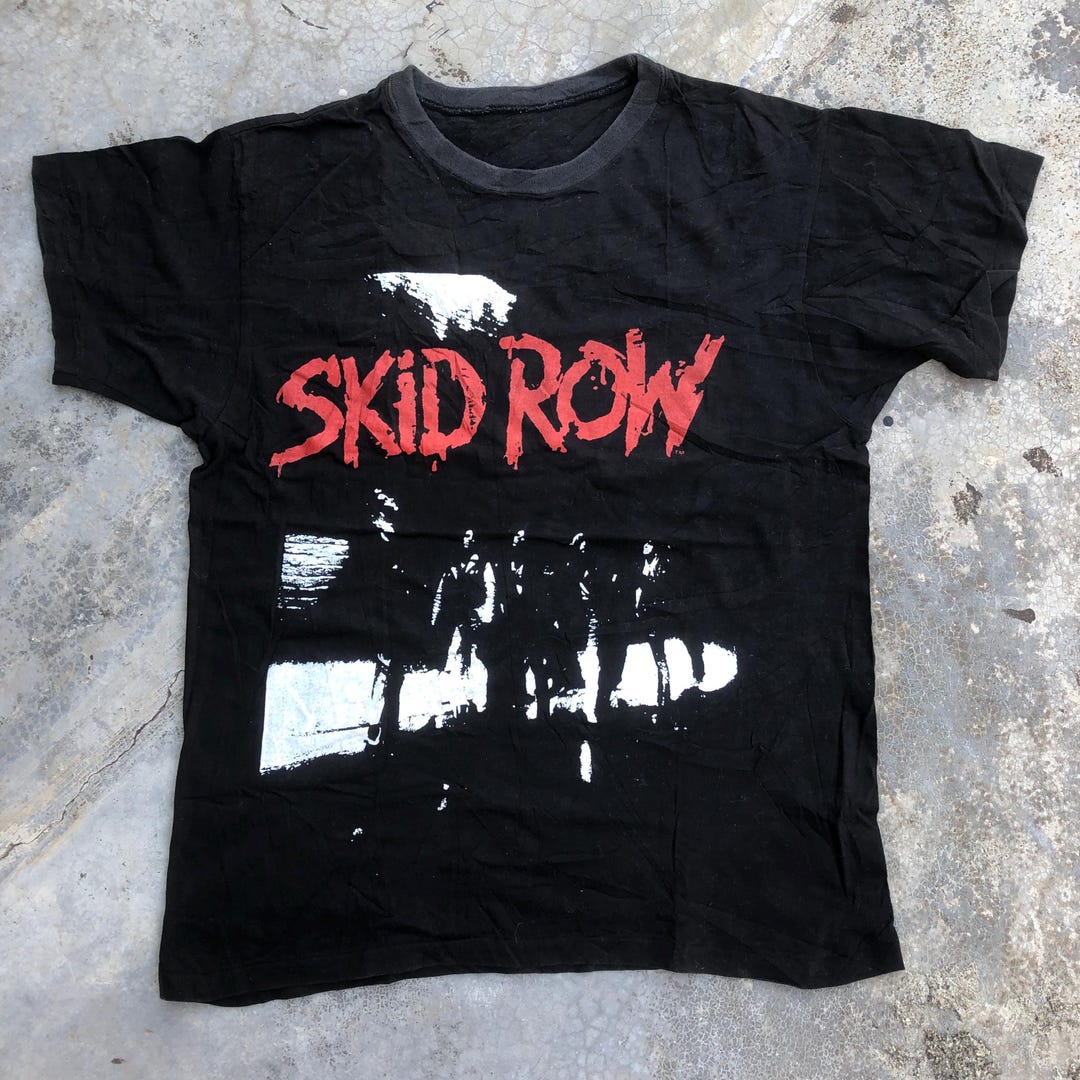 Rare Vintage 1989 Skid Row ‘makin A Mess of the Japan’ Tour Band Tees ...