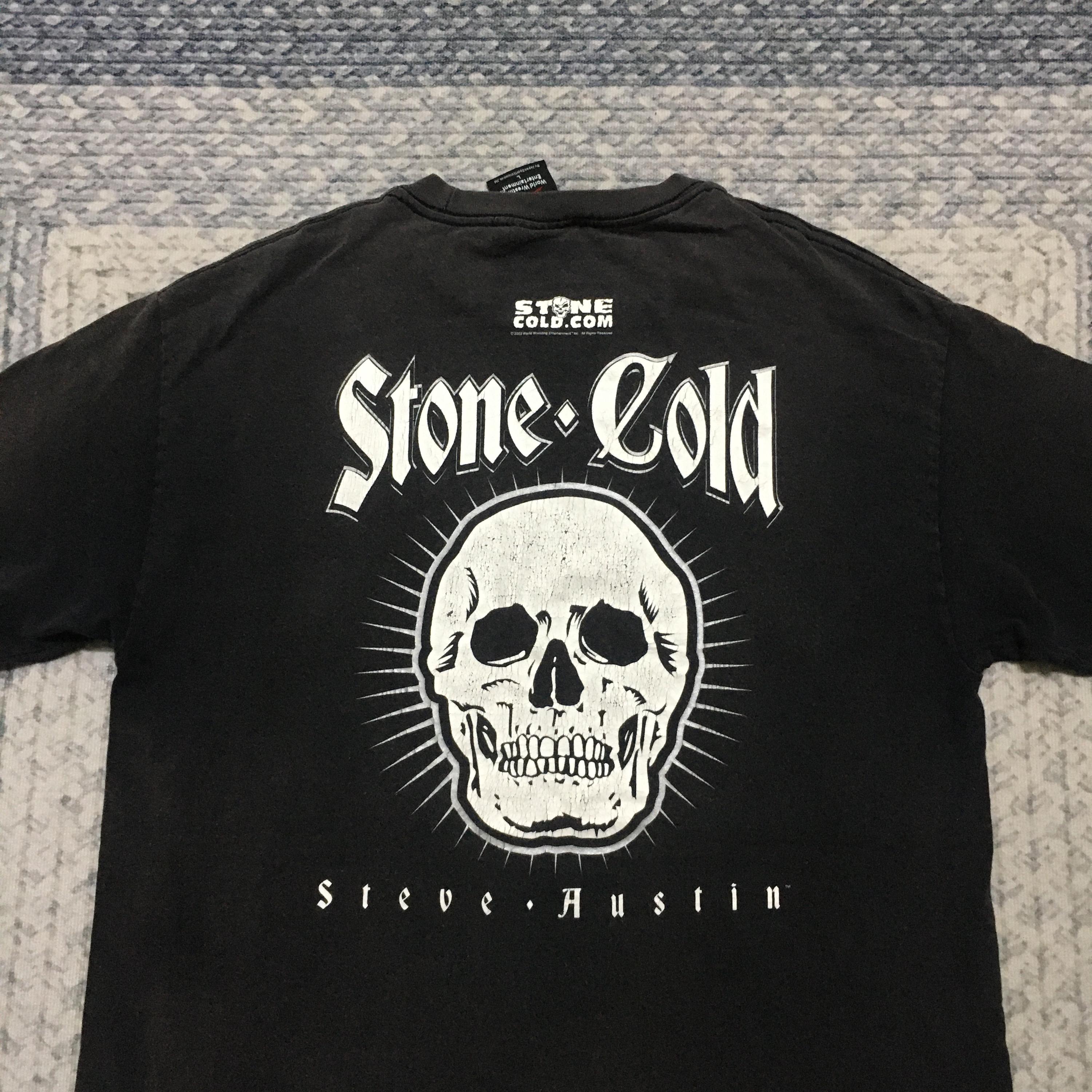 Sunfaded Y2K WWE X Stone Cold Steve Austin Skull Tees - Etsy