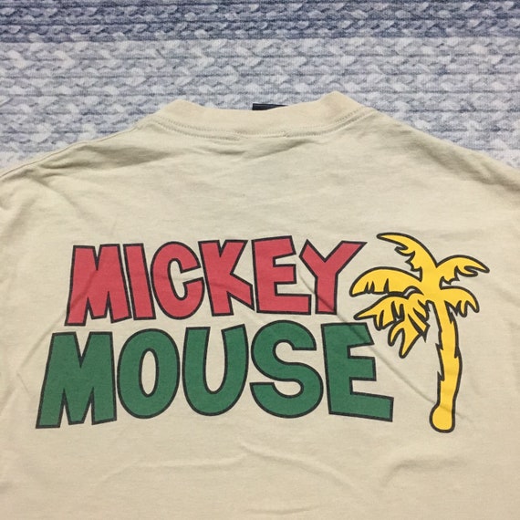 Vintage Y2K Mickey Mouse Rasta x Bob Marley Tshirt - Gem