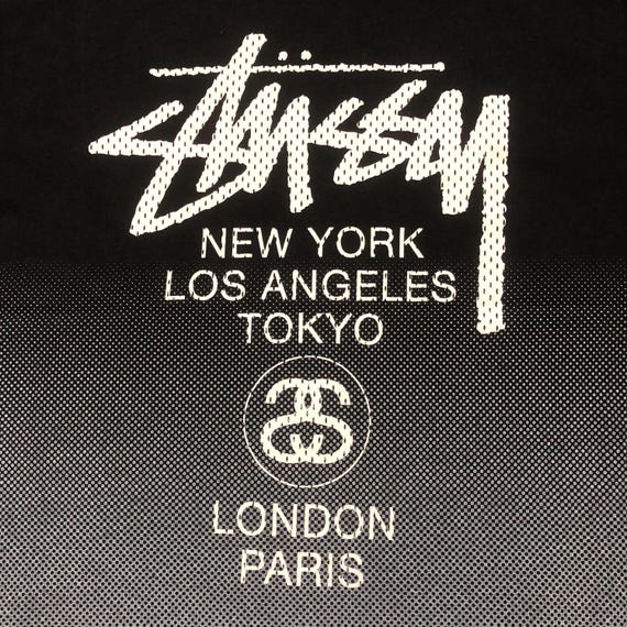 Stussy World Tour ‘Double Logo’ Mesh Tees - Gem