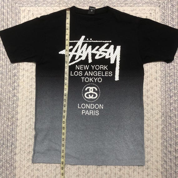 Stussy World Tour ‘Double Logo’ Mesh Tees - Gem