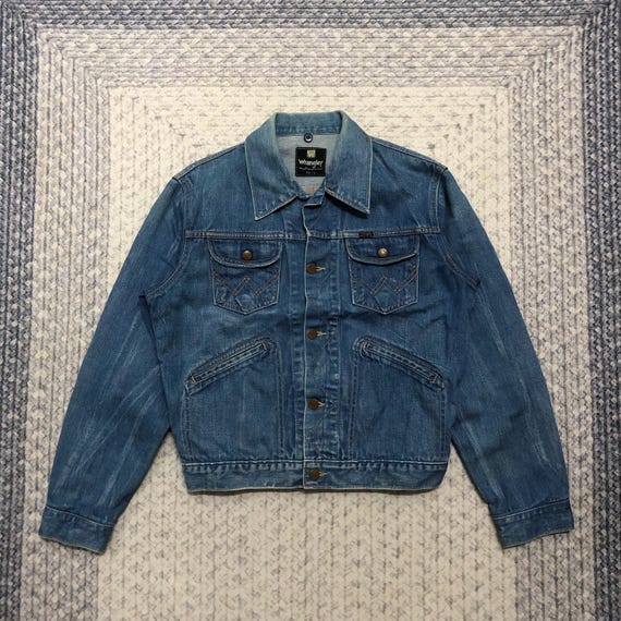 Rare Vintage 1970s Wrangler Denim Jacket - Gem