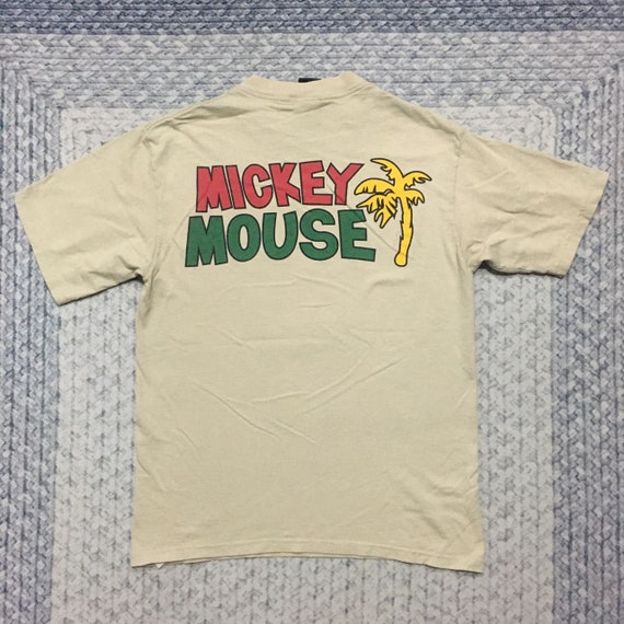 Vintage Y2K Mickey Mouse Rasta x Bob Marley Tshirt - Gem