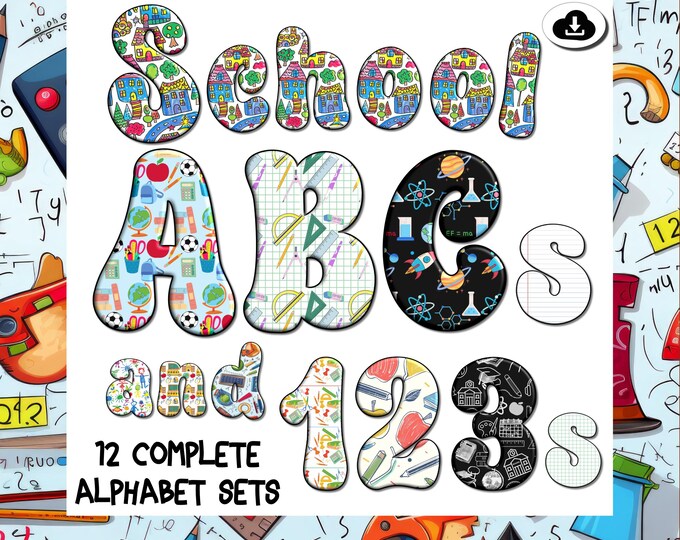 Crayons School Alphabet Clipart Letters 300dpi Transparent Png. 5 ...