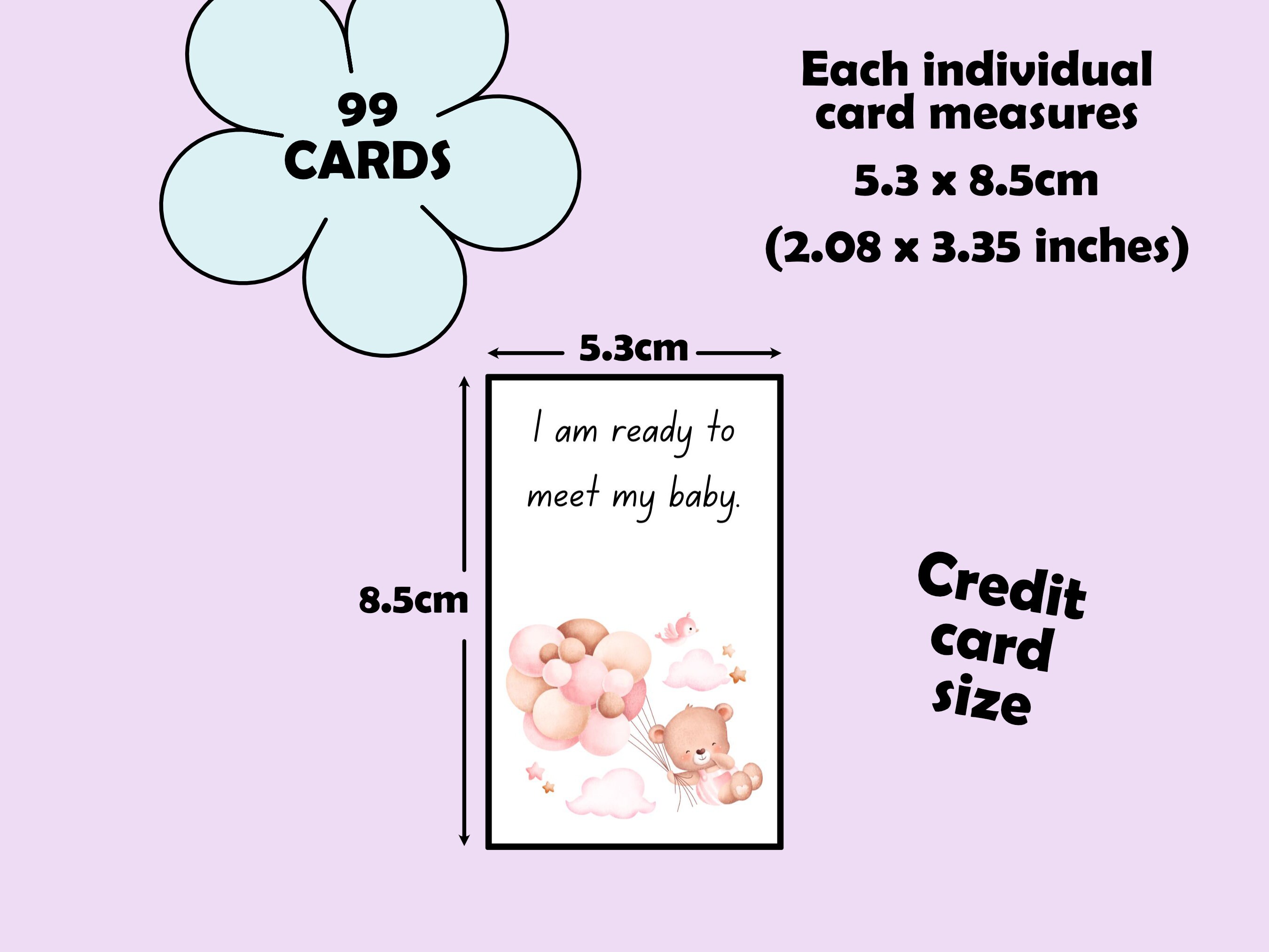 99 Printable Birthing Affirmation Cards Instant Download Printable ...