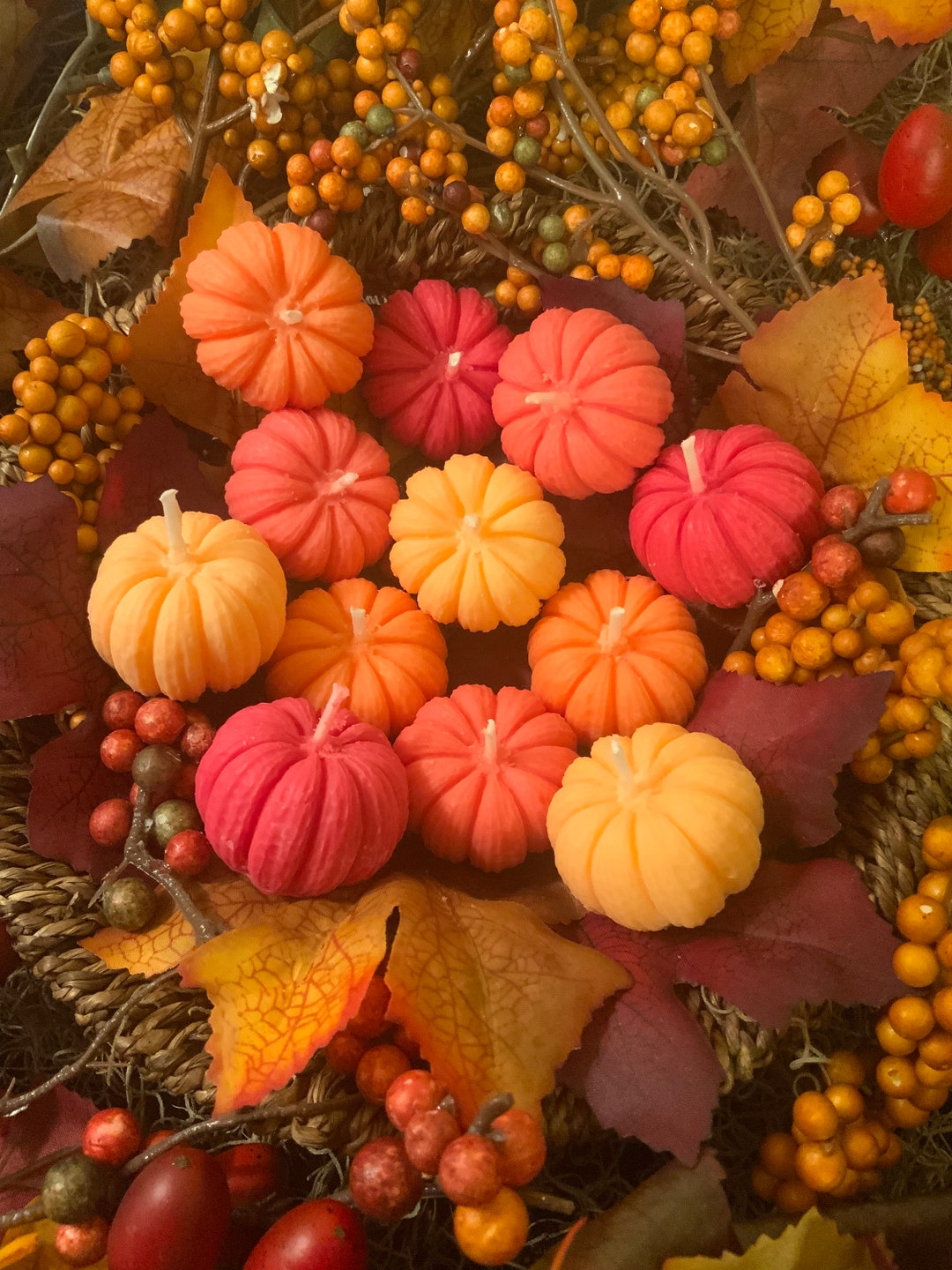 Halloween Mini Pumpkin Patch Candles - Etsy