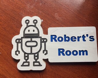 DOMINIC'S ROOM SIGN Kids Bedroom Decor Door Children's Name Boy Girl ...