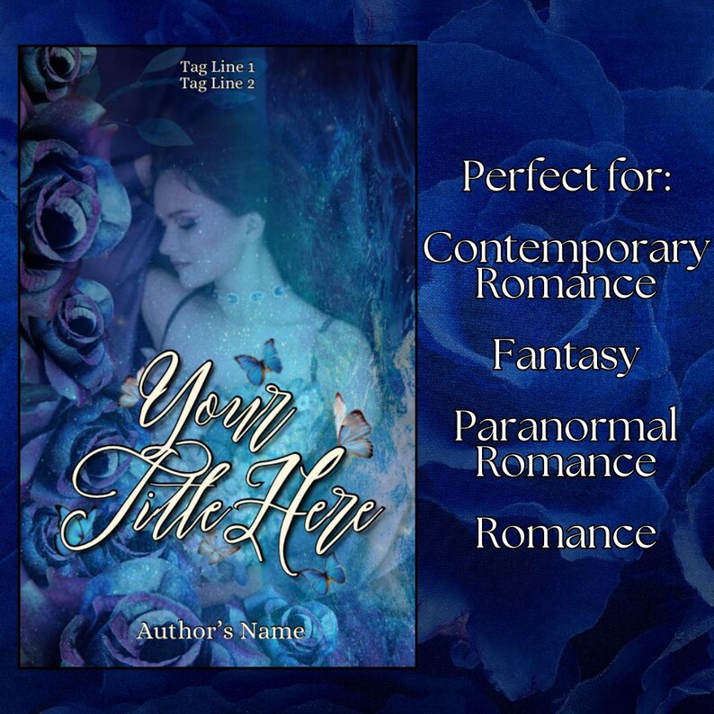 Premade Customizable Book Cover - Etsy