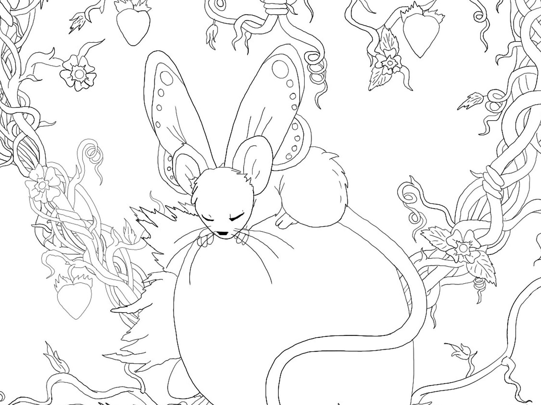 Sleeping Dreams Printable Color Page - Etsy