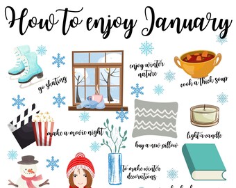 January Bucket List | Etsy