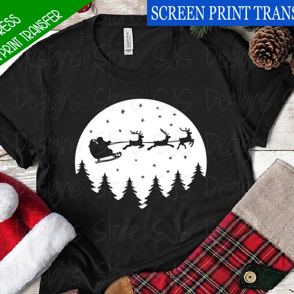 Christmas Screen Print Transfers Ready for Press - Etsy