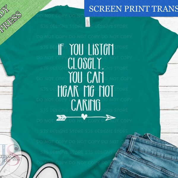 Listen Closely - Etsy