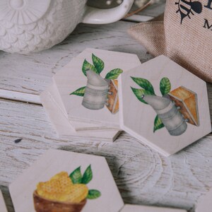 Wooden Bee Keeping Memory Games for Kids,montessori Toys, Matching Set ...