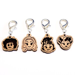 Hocus Pocus Stitch Markers Progress Markers Wine Charms - Etsy