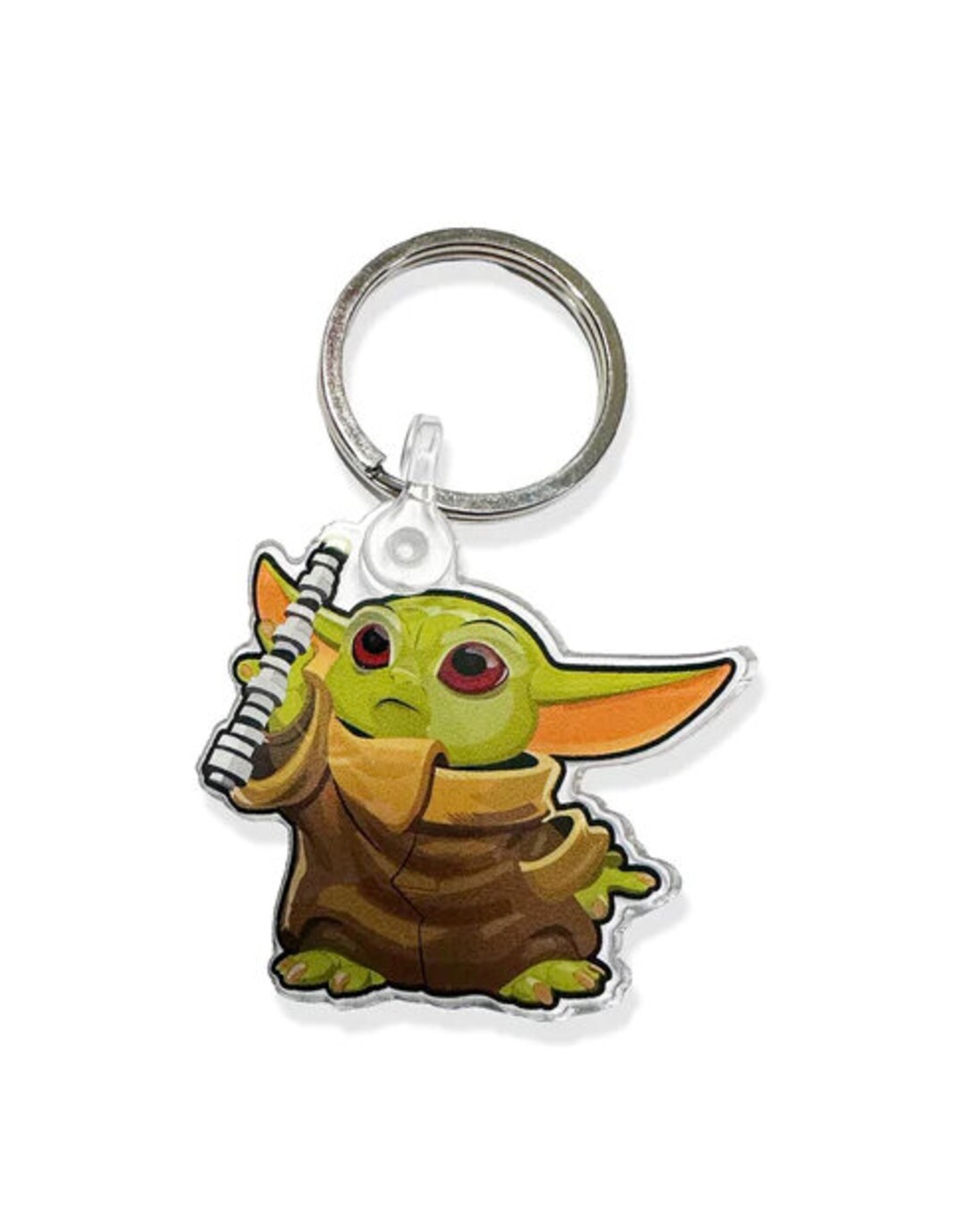 Grogu Chop Chop Keychain - Etsy