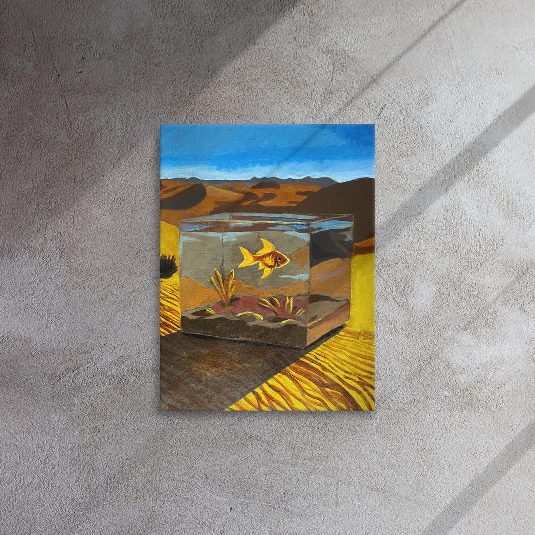 Oasis - Canvas Print - Etsy