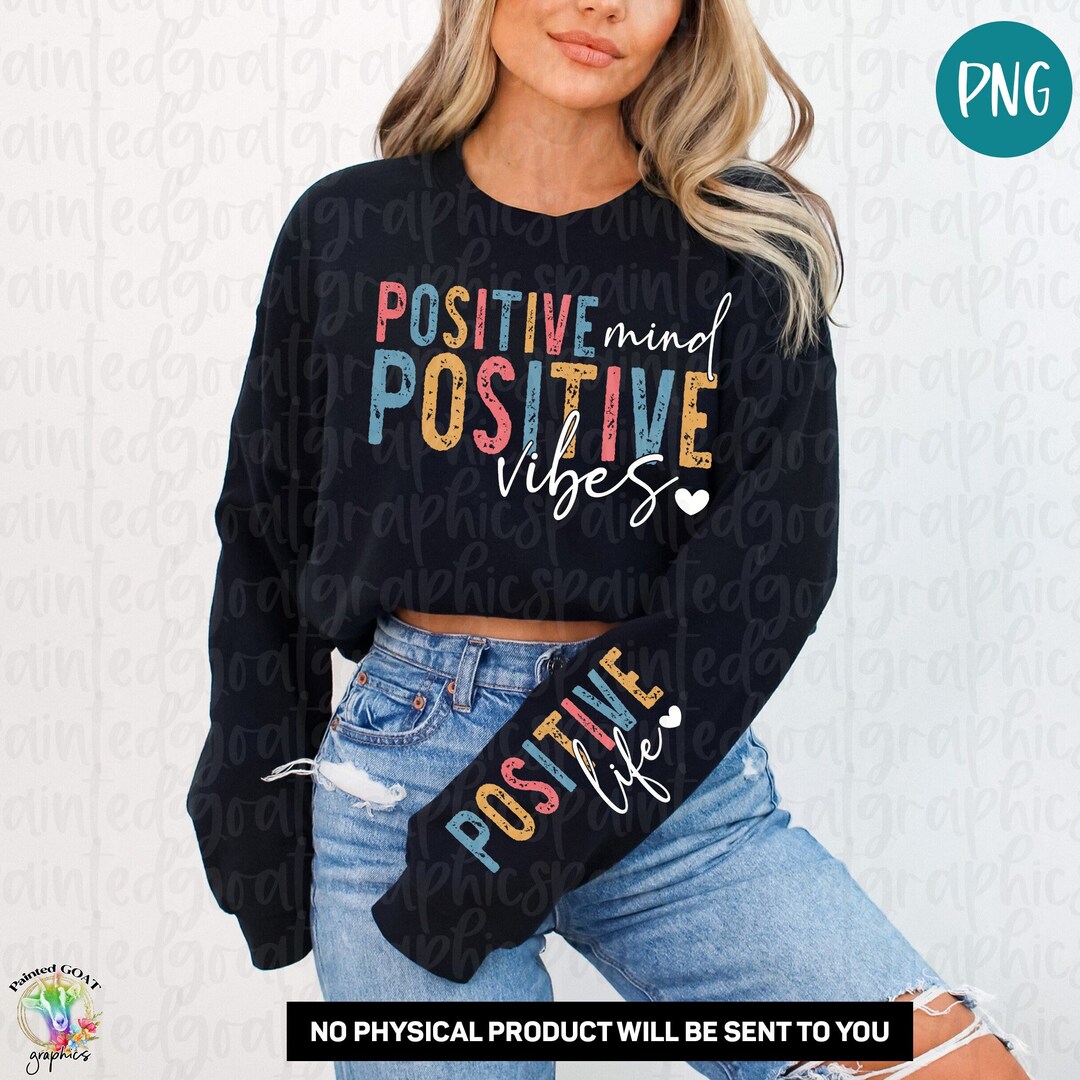 Positive Vibes PNG: Boho Self Love, Motivational Quotes (digital ...