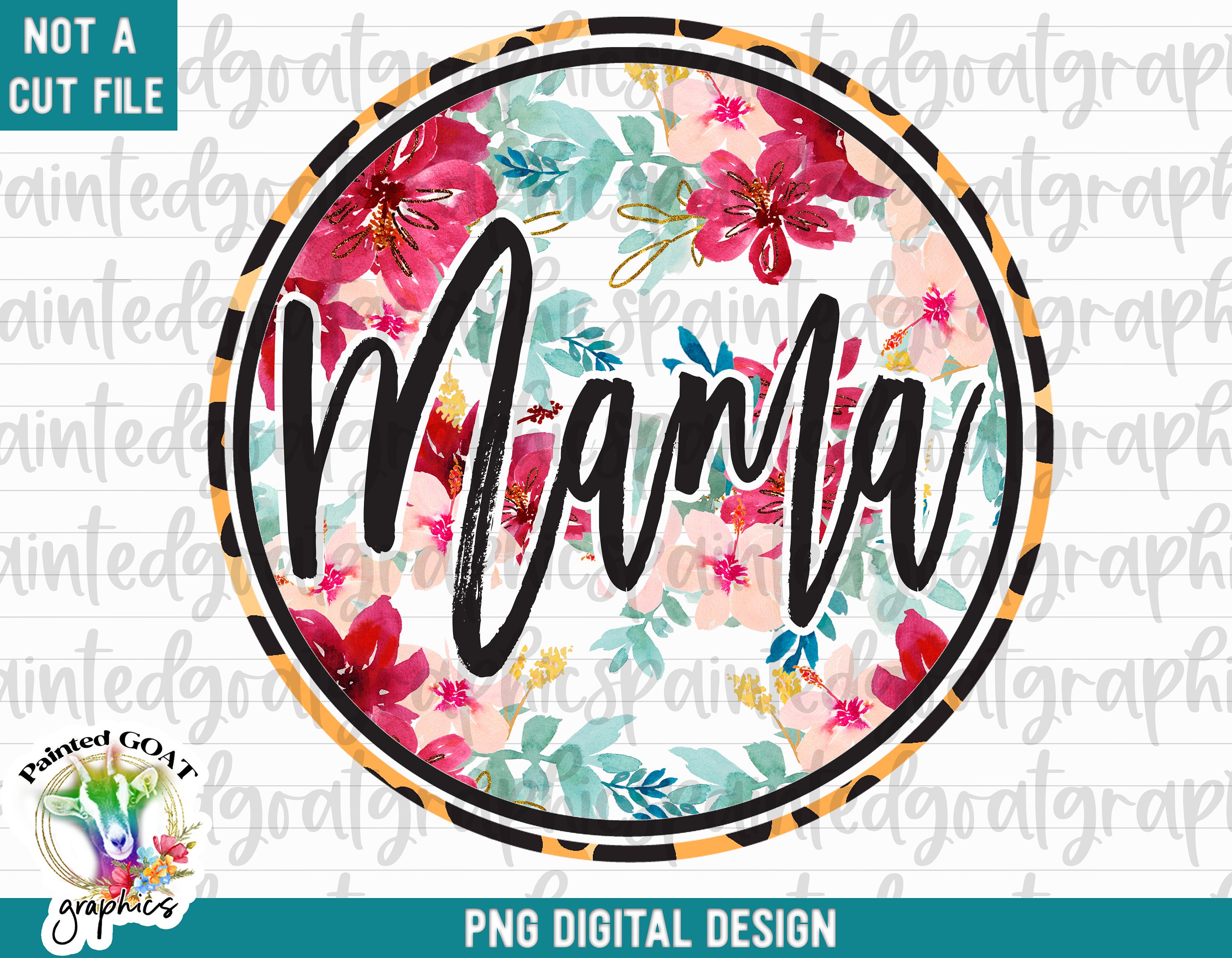 Mama Circle PNG Floral Mama PNG Mama Sublimation Floral - Etsy
