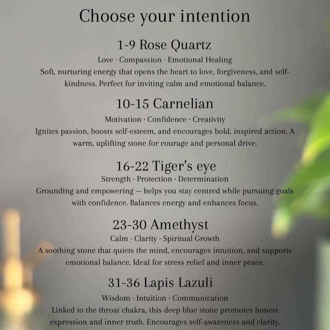 Choose Your Own Crystal Charm - Healing Crystal Pendant, Spiritual ...