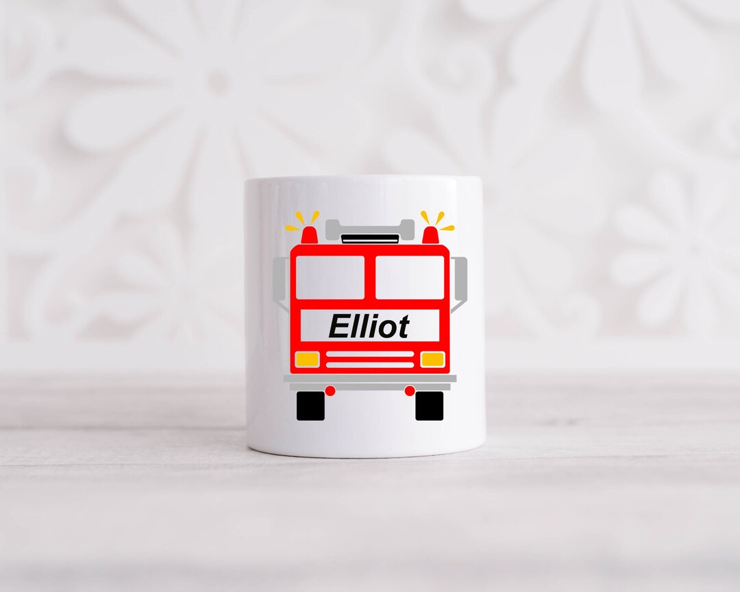 Fire Engine Money Box, Fire Truck Moneybox, Children's Piggy Bank, Fire ...