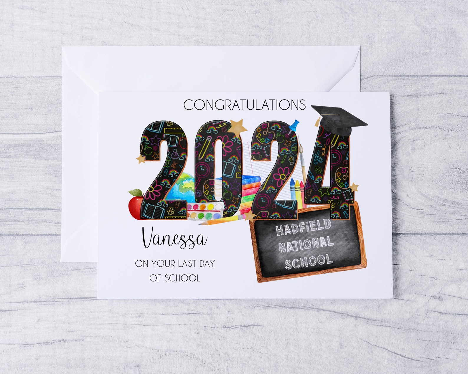 2024 School Leavers Card, Last Day of Primary School, Last Day of ...