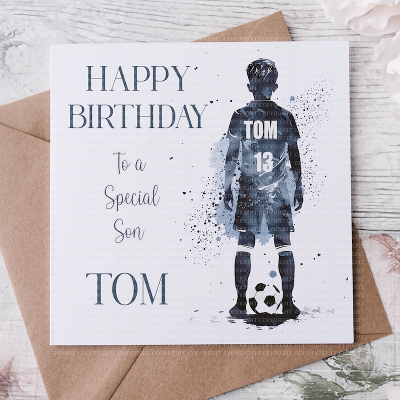 Soccer Birthday Cards - Etsy