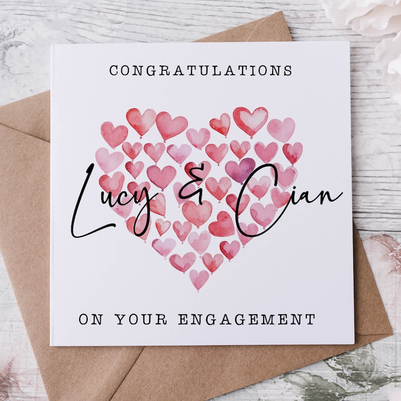 Engagement Cards - Etsy