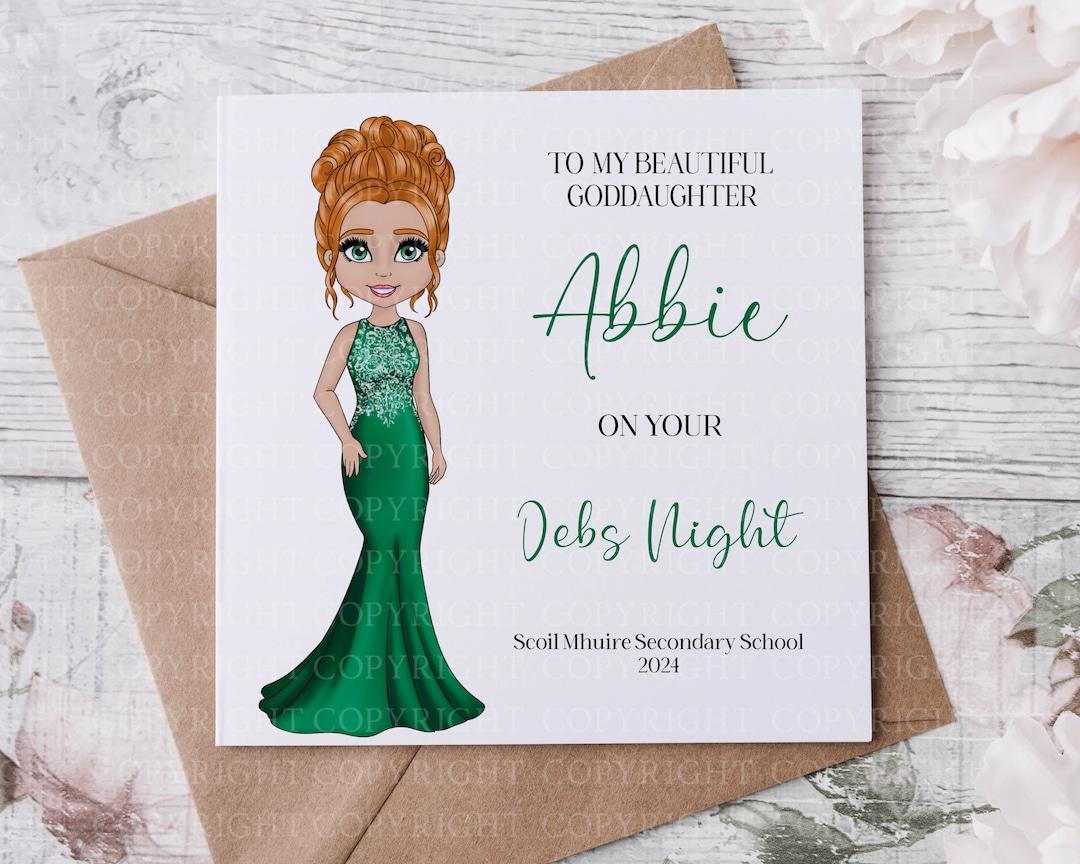 Granddaughter Promcard | Debs Greetings Card | Prom Night Card ...