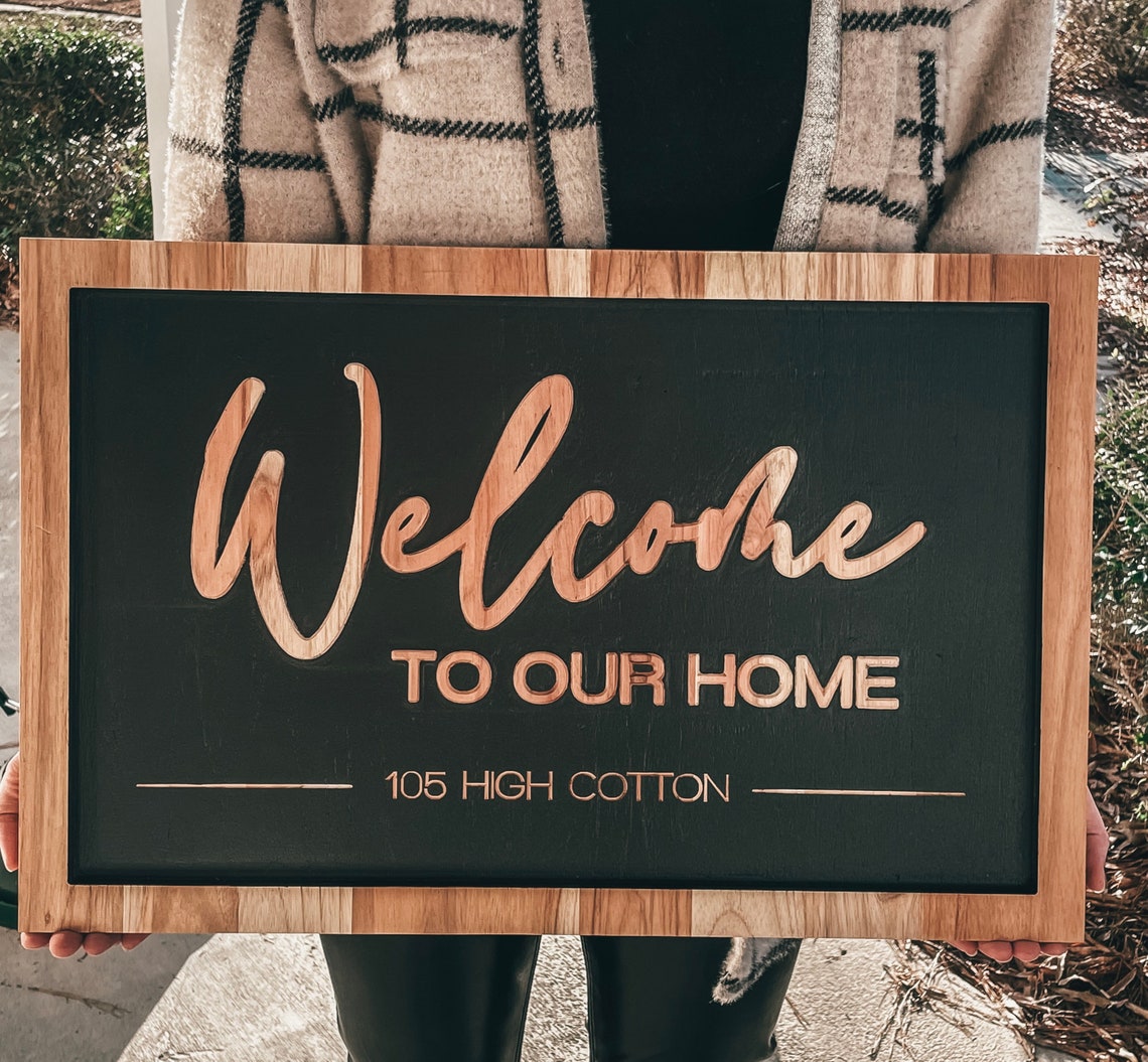 Custom Outdoor Welcome Sign - Etsy