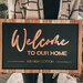 Custom Outdoor Welcome Sign - Etsy