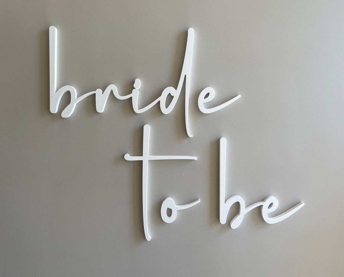 Modern Bride to Be Sign - Etsy