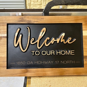 Custom Outdoor Welcome Sign - Etsy